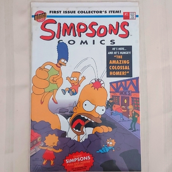 DC Comics | Art | First Simpsons Comic Book Collectors Edition Bongo ...